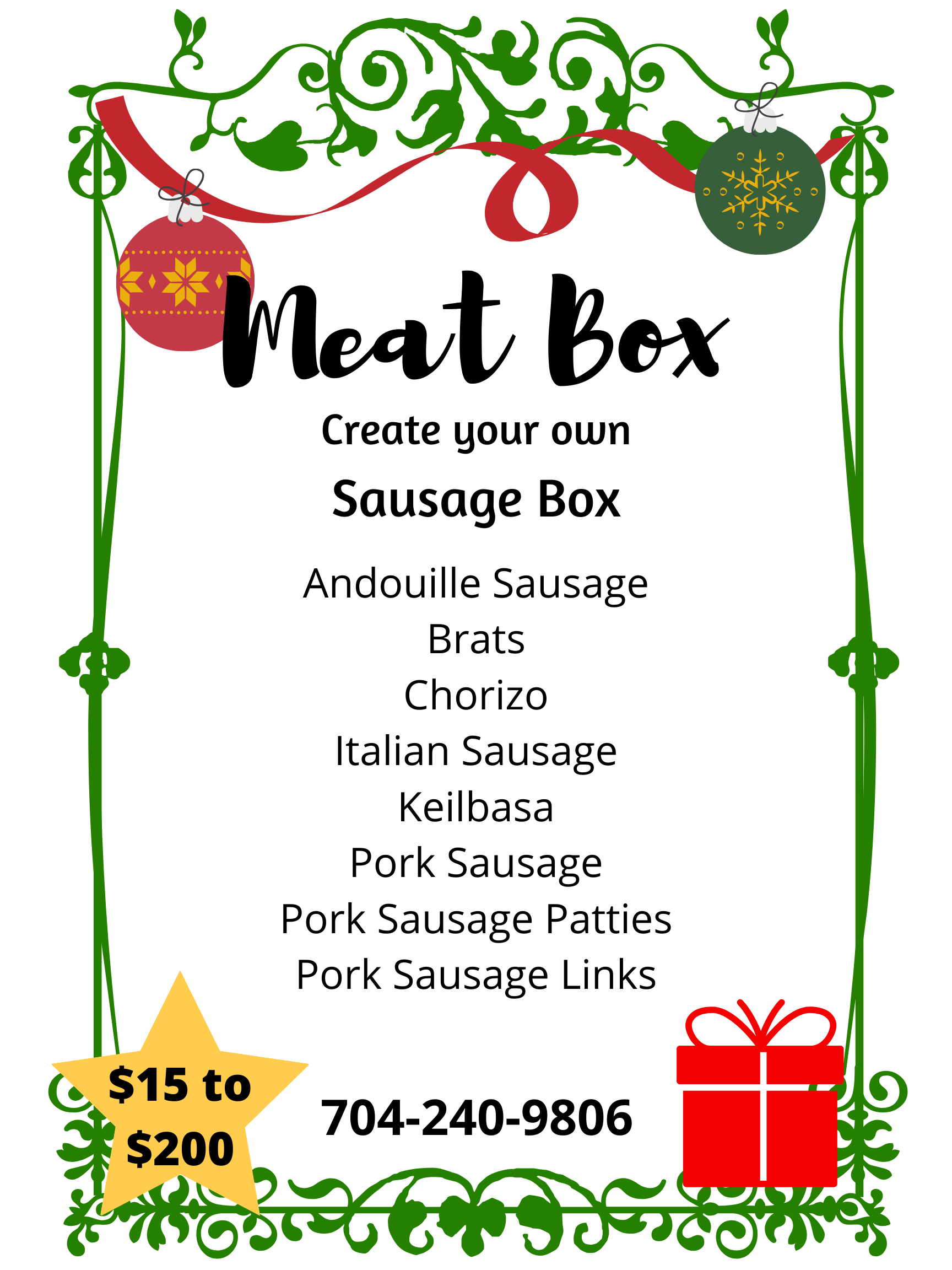 Meat Box- Sausage – The Meating Place