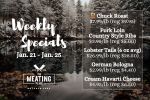 Menus – The Meating Place