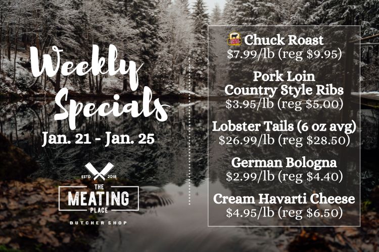 Menus – The Meating Place