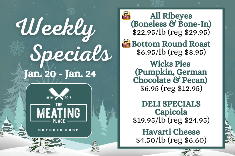 Menus – The Meating Place